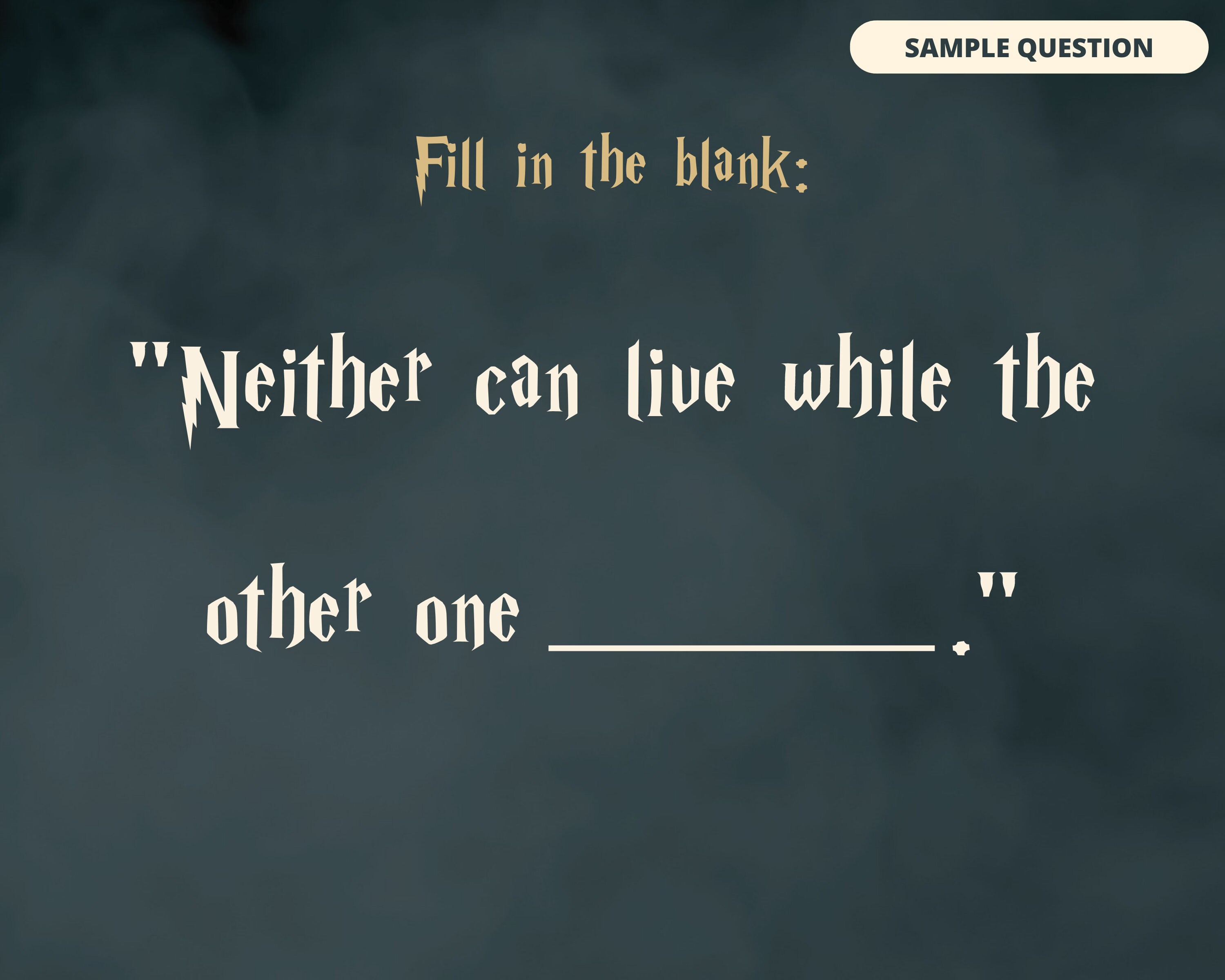 Harry Potter Trivia Game: Tri-wizard Tournament (powerpoint Digital ...