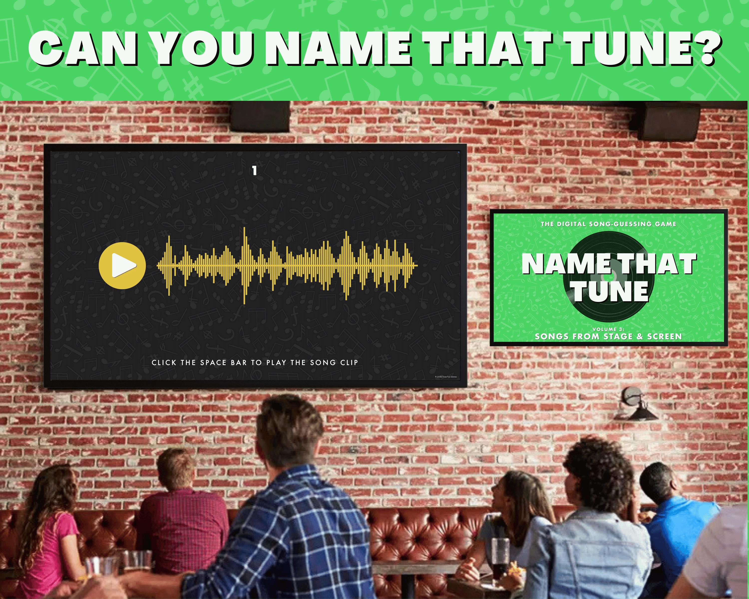 NAME THAT TUNE Digital Party Game | 5 Rounds & 50 Songs | Music Trivia ...