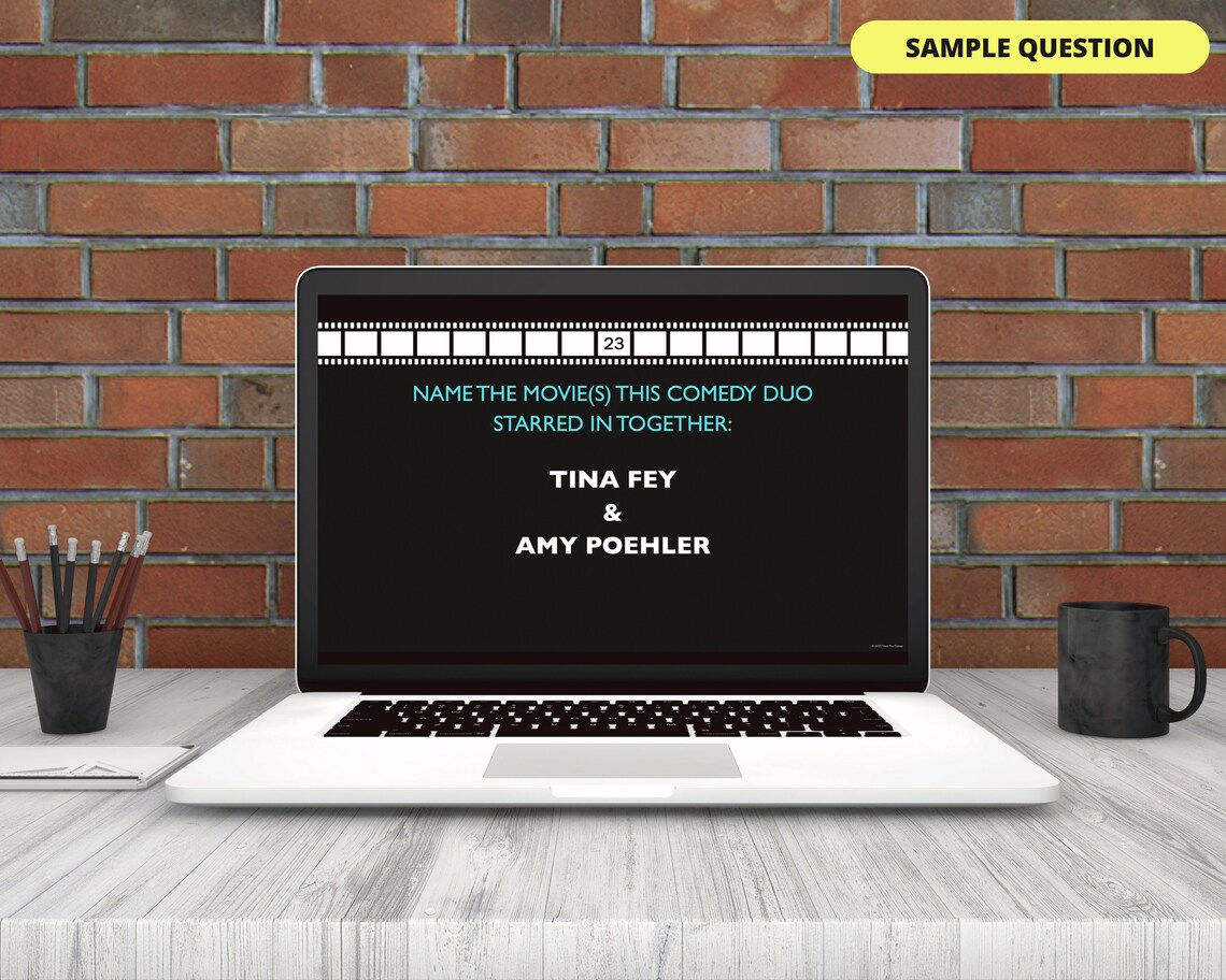 Comedy Movie Trivia Game: 80 Questions, Powerpoint (digital Download ...