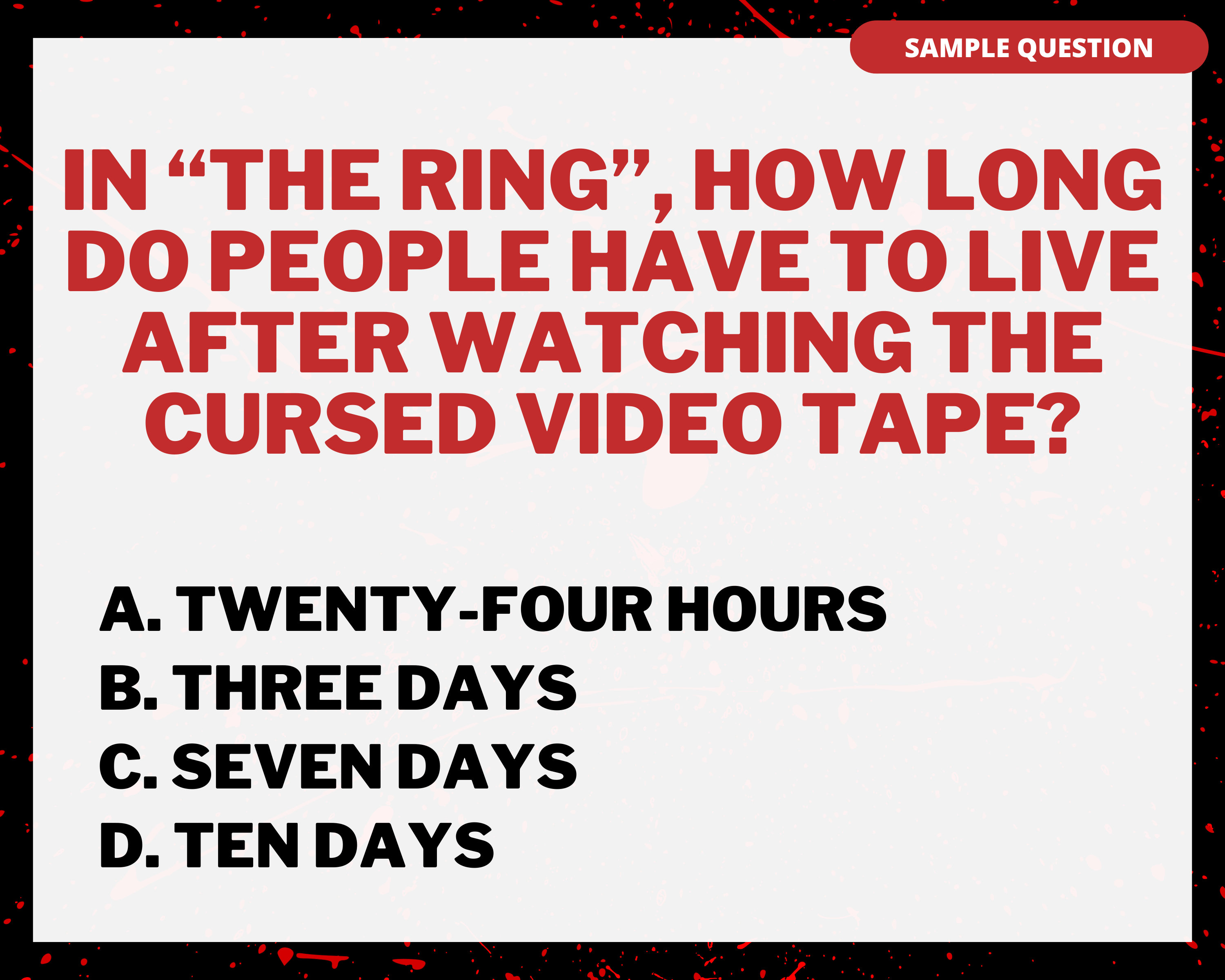 HORROR MOVIE TRIVIA Printable Game 7 Rounds & 70 Questions to Test ...