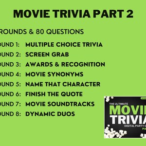 The Ultimate MOVIE TRIVIA Digital Game Bundle | 3 Games to Play ...