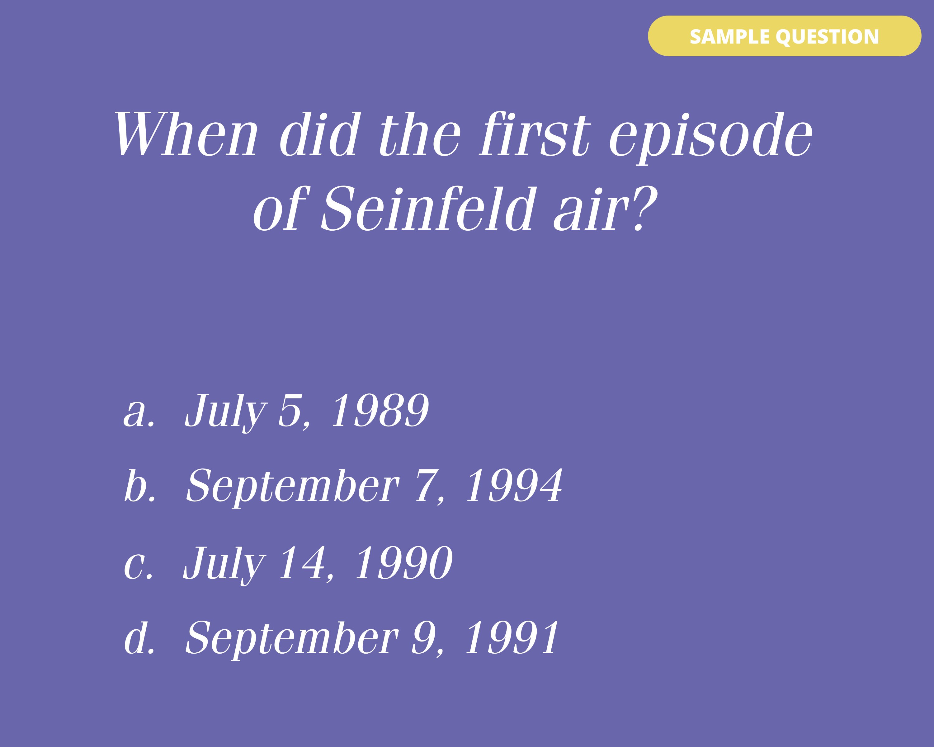 SEINFELD Digital Trivia Game Test Your Knowledge on This Classic TV ...