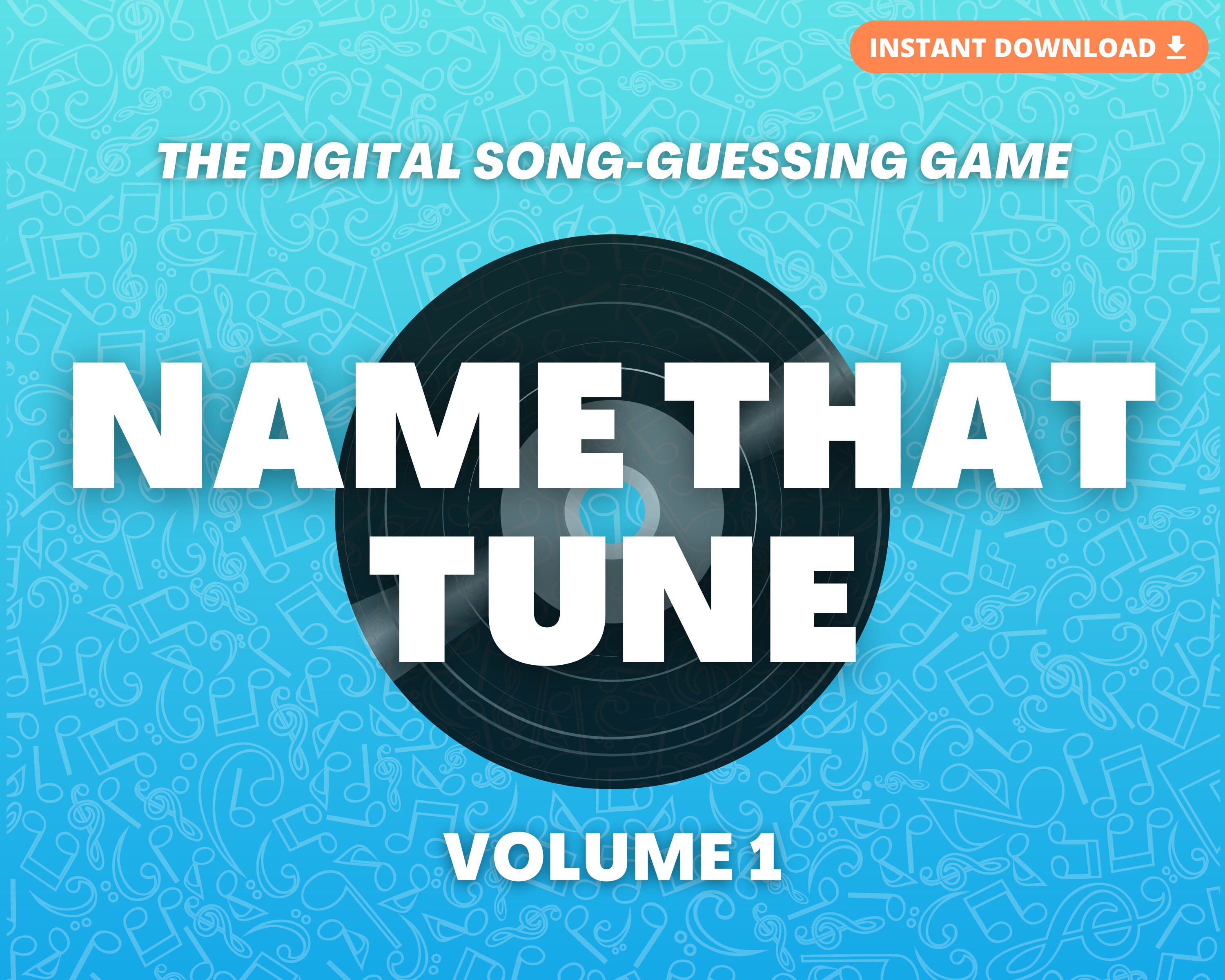 NAME THAT TUNE Vol 1 Digital Song guessing Game Perfect For Etsy