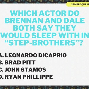 Comedy Movie Trivia Game: 70 Questions, 7 Rounds (PDF) - Etsy