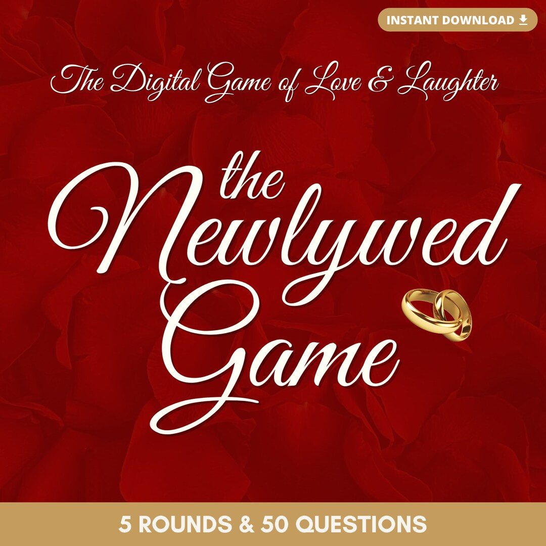 Digital Newlywed Game: 50 Questions, Couples Valentine's Day ...