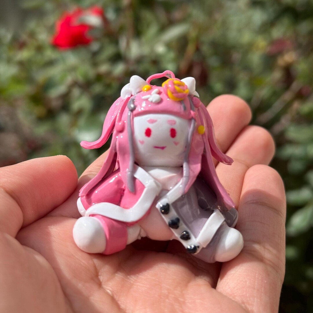 Ironmouse Decora Model Clay Figurine Cute & Pink - Etsy