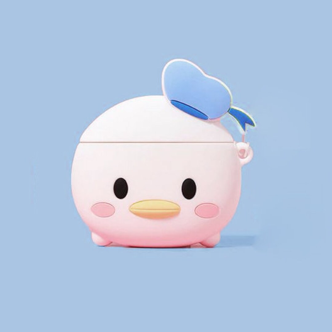 Airpods Case Cute Duck Blue Donald Protective Accessories Cartoon ...