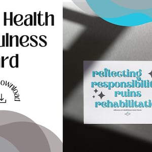 Rehabilitation V2 Affirmation Card Positive Quote Mindfulness Mantra ...