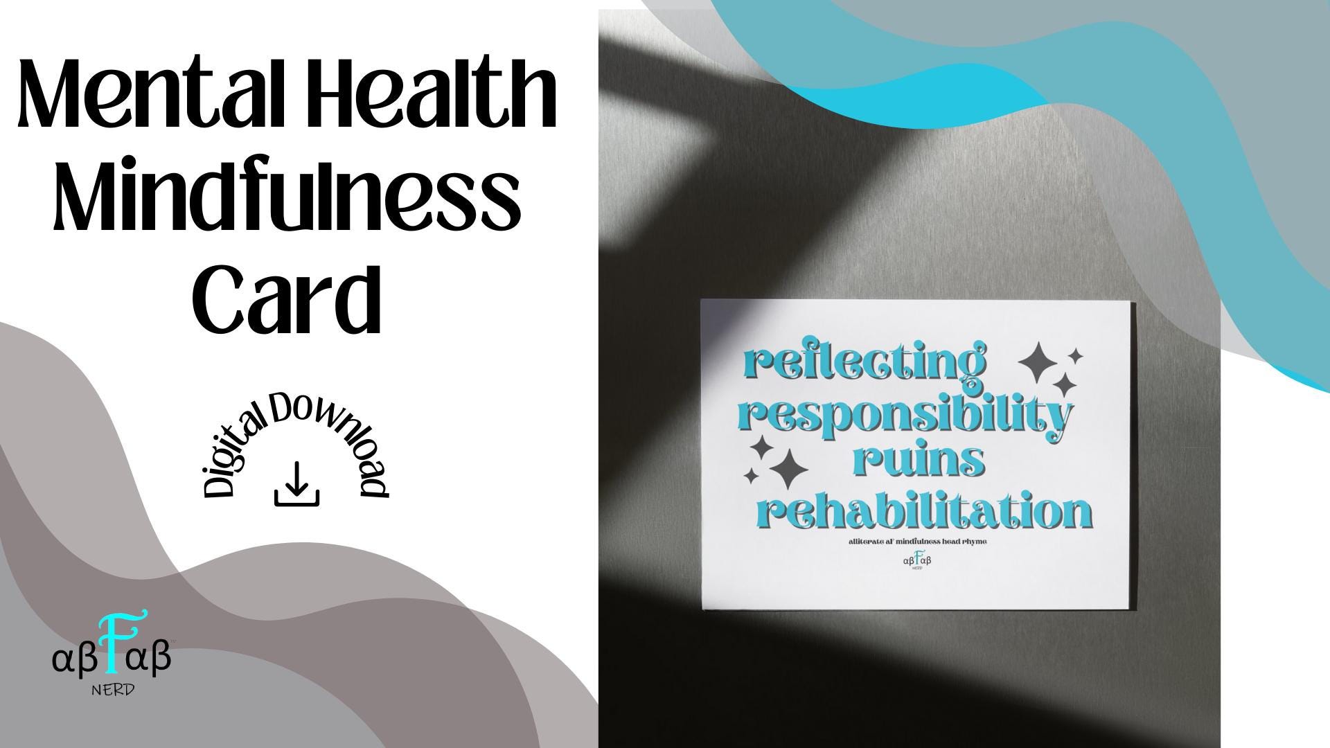 Rehabilitation V2 Affirmation Card Positive Quote Mindfulness Mantra ...