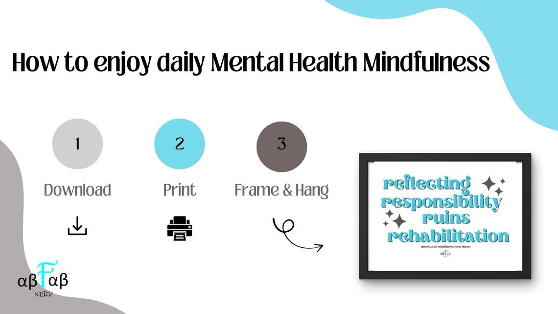 Rehabilitation V2 Affirmation Card Positive Quote Mindfulness Mantra ...