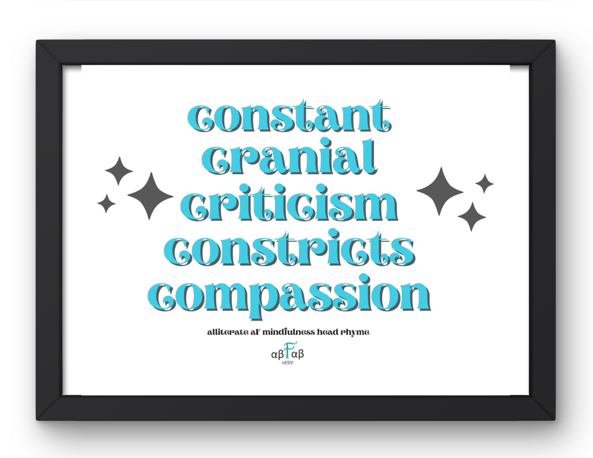 Constricts V1 Mindfulness Mantra Affirmation Card Positive Quote Self ...