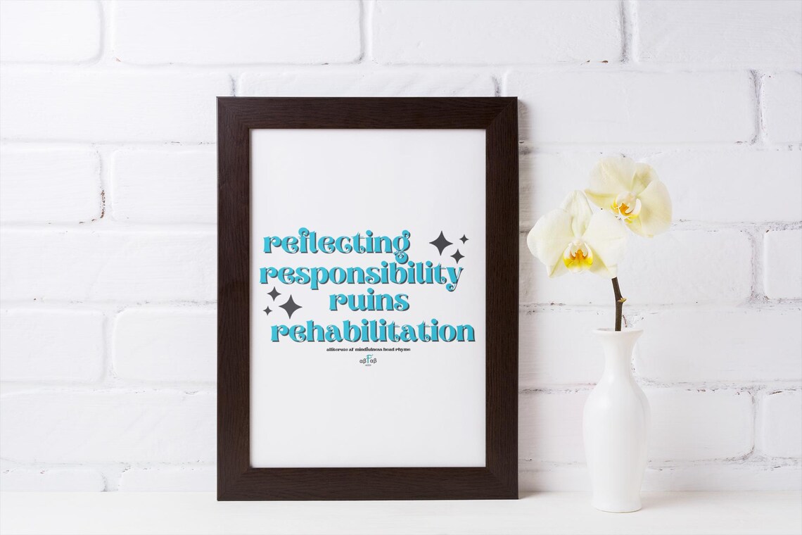 Rehabilitation V2 Affirmation Card Positive Quote Mindfulness Mantra ...