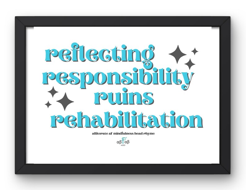 Rehabilitation V2 Affirmation Card Positive Quote Mindfulness Mantra ...