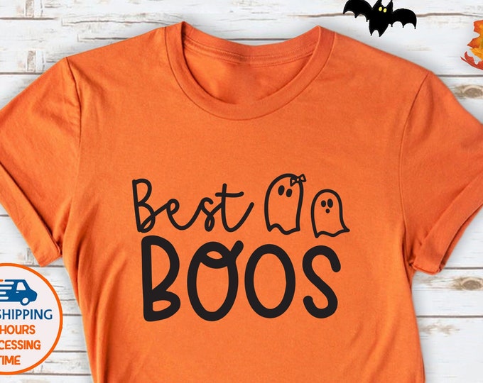 Best Boos, Best Friends Shirts, Ghost Halloween Shirts, Halloween ...