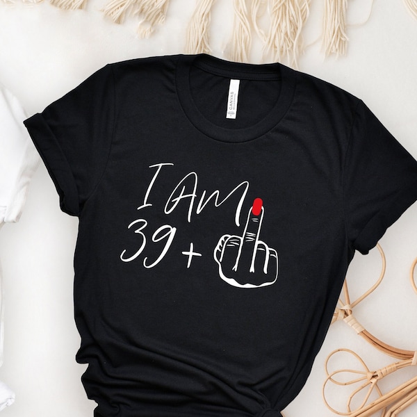 I Am 39 Middle Finger Svg - Etsy UK