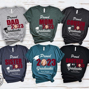 Personalized Graduation Family Shirts,custom Graduate Family 2023 Shirt,class of 2023 T-shirts ...