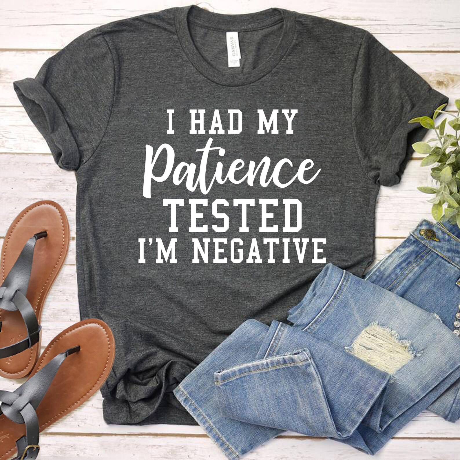 I Had My Patience Tested I'm Negative T-shirt Funny Covid - Etsy