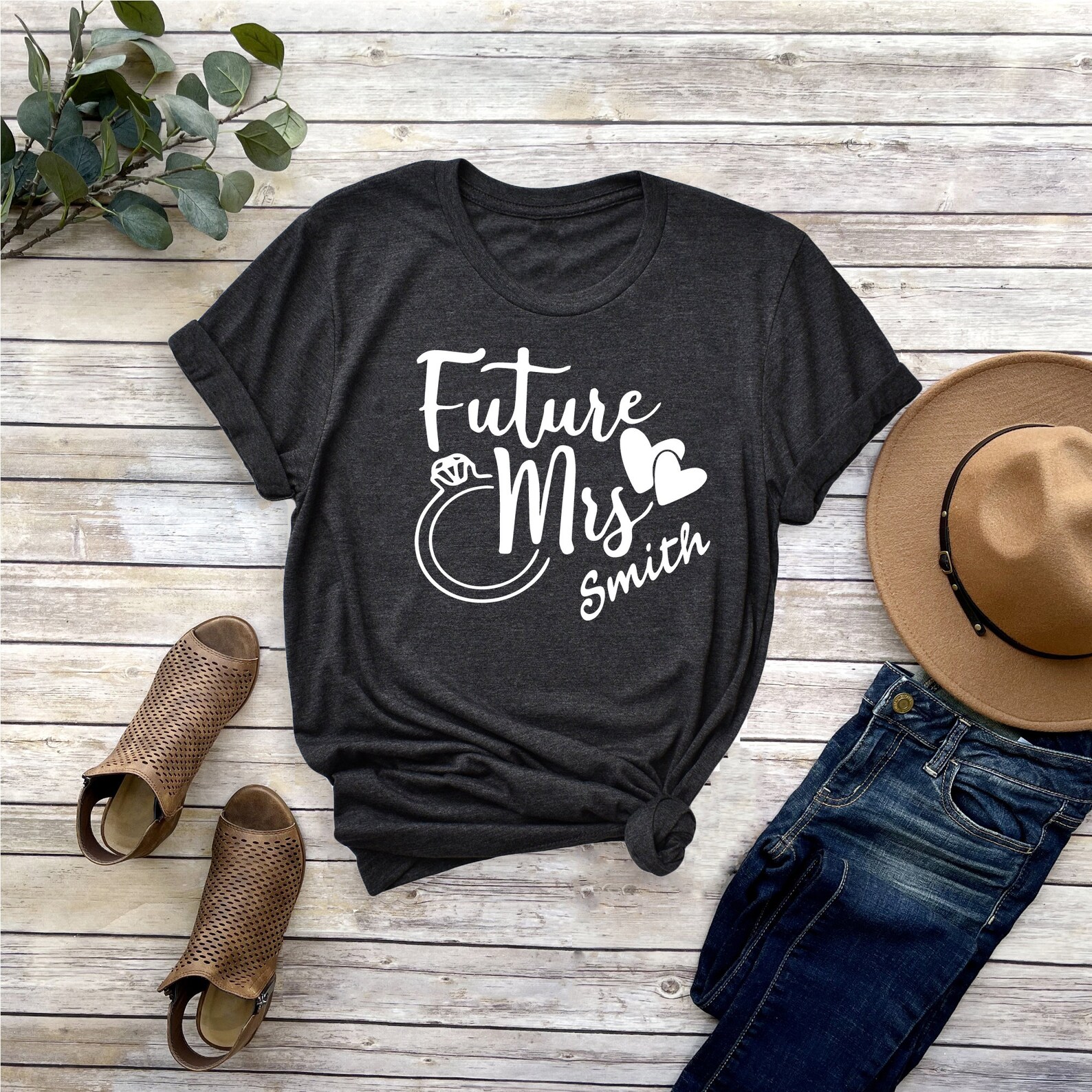 Custom Future Mrs. Shirt: Bride Engagement Gift - Etsy