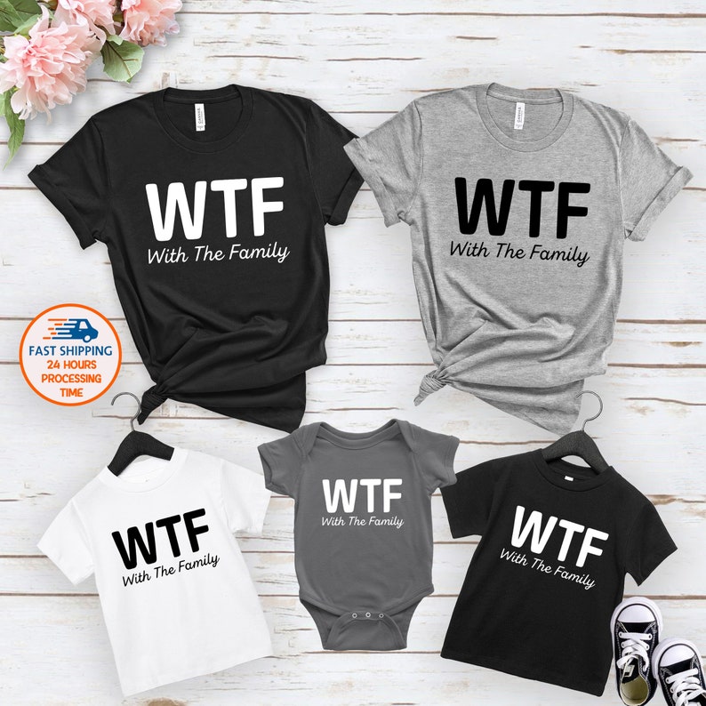 Funny Family Matching Shirts Personalized Family T-shirts - Etsy