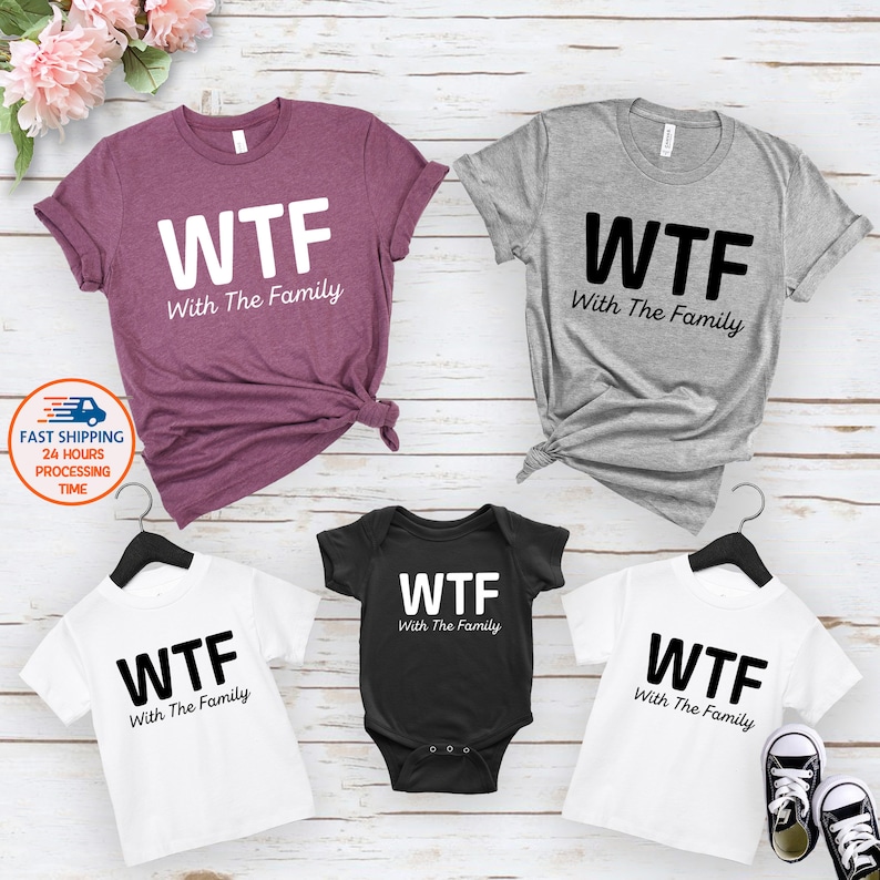 Funny Family Matching Shirts Personalized Family T-shirts - Etsy