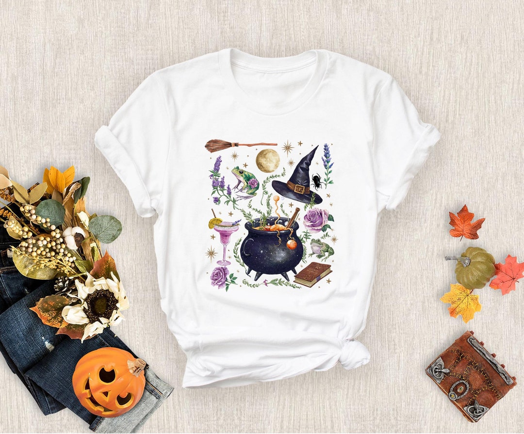 Practical Magic T-shirt, Magic Spell Tee, Witchy Halloween Shirt ...