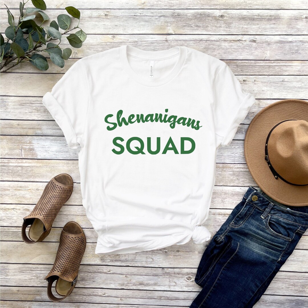 Shenanigans Squad Shirt, Matching St Patricks Day Shirts, St Patrick's ...
