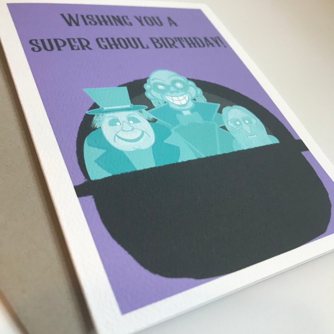 Haunted Mansion Birthday Card Happy Haunts Card - Etsy