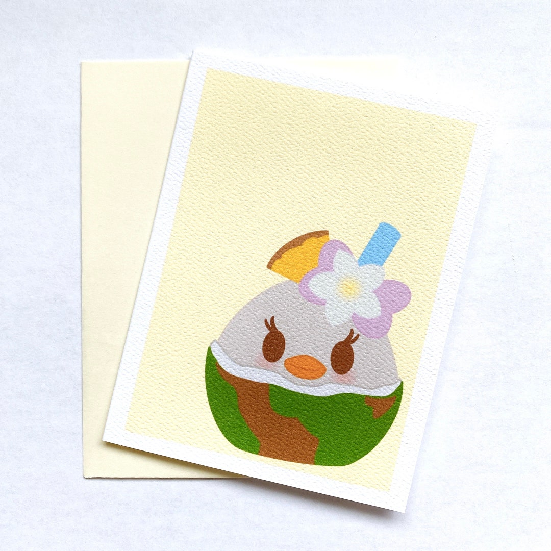 Cute Card | Daisy Duck Card | Personalized Card | Birthday Card - Etsy
