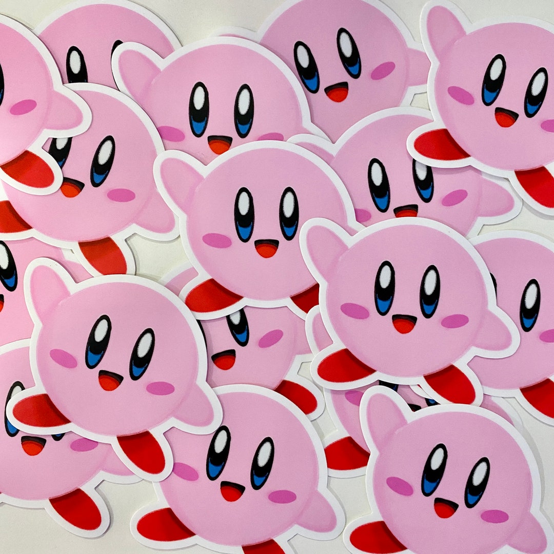 Kirby Sticker | Nintendo Sticker Water Bottle Laptop Skateboard Planner ...