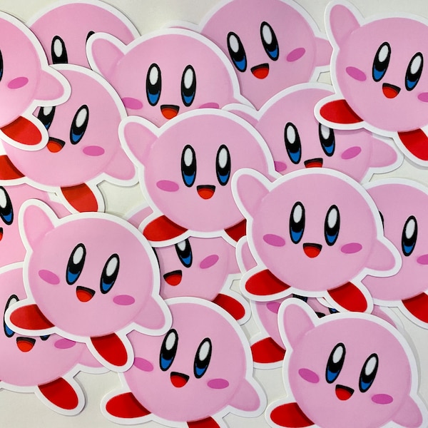 Kirby Sticker - Etsy