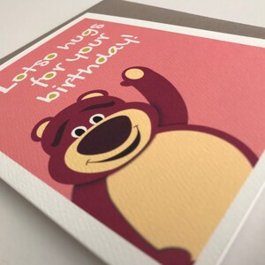 Toy Story Lotso Birthday Card Personalized Card - Etsy