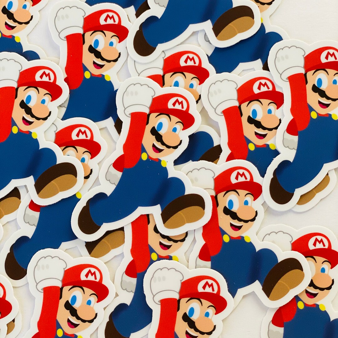 Super Mario Sticker | Nintendo Sticker Laptop Water Bottle Planner ...