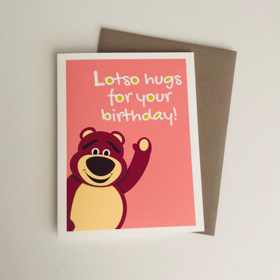 Toy Story Lotso Birthday Card Personalized Card - Etsy