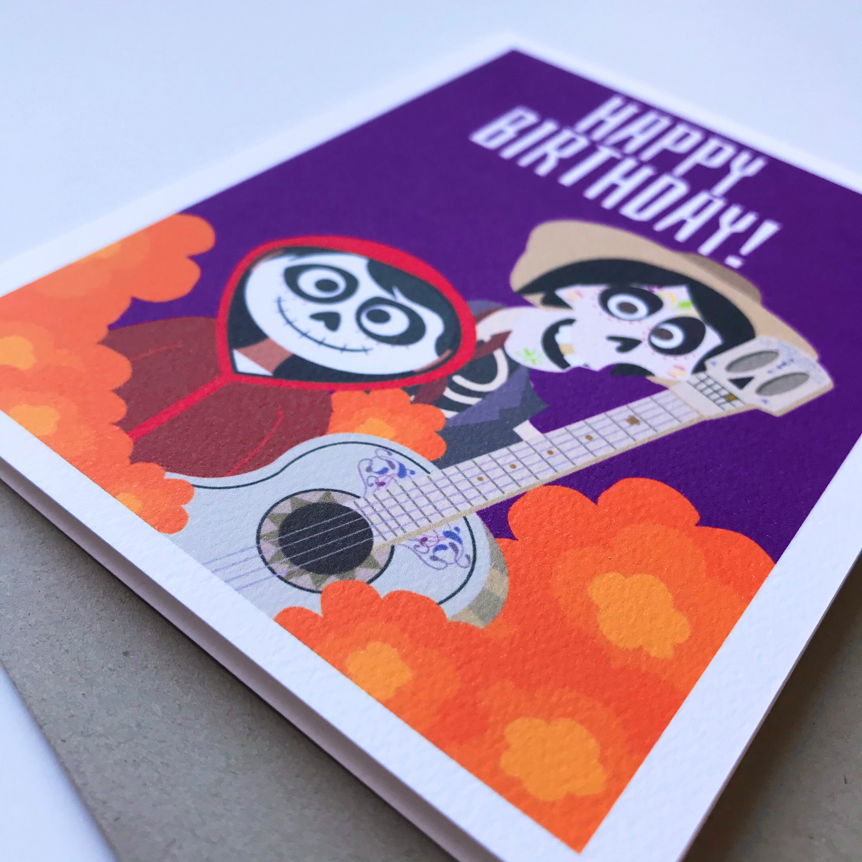 Cute Birthday Card Disney Pixar Coco Card Personalized - Etsy