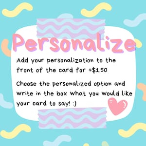 BTS Card | Cute Birthday Card | Personalized Card - Etsy