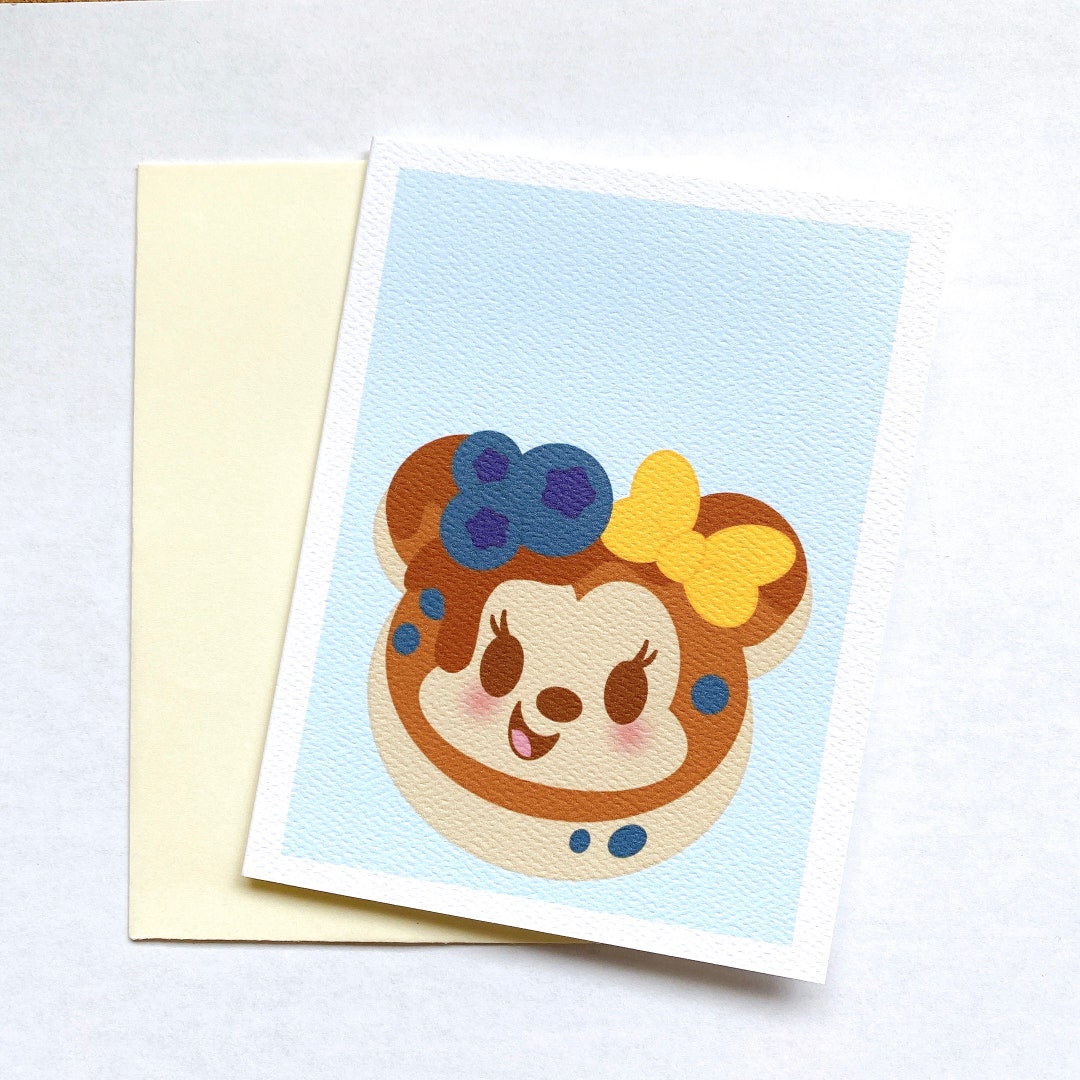 Cute Card | Minnie Mouse Card | Personalized Card | Birthday Card - Etsy