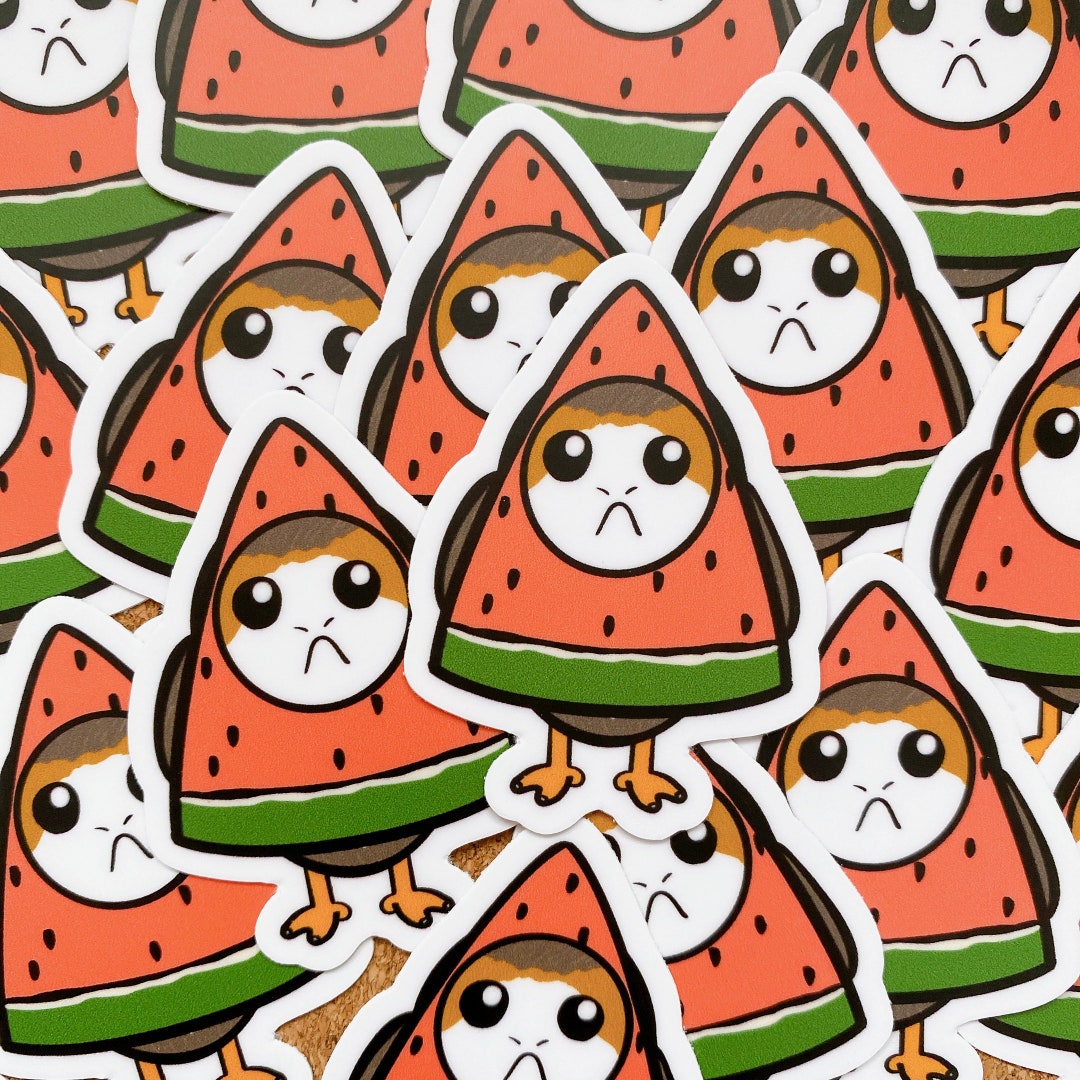 Porg Sticker Star Wars Sticker Water Bottle Laptop Planner Skateboard ...