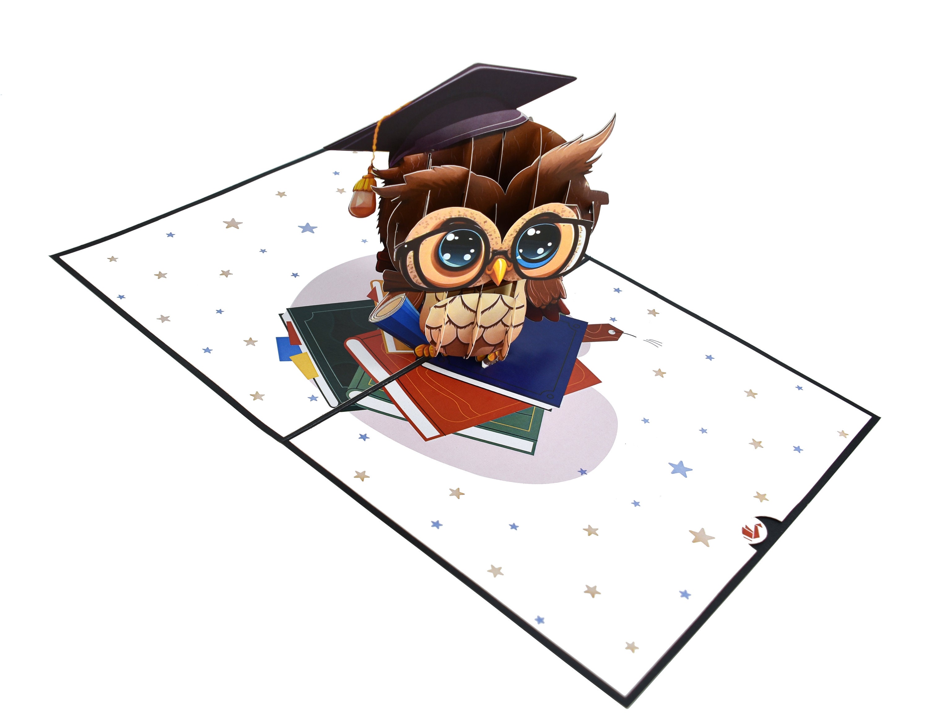 Wise Little Owl Pop up Graduation Card for Students, Newly Grad - Etsy