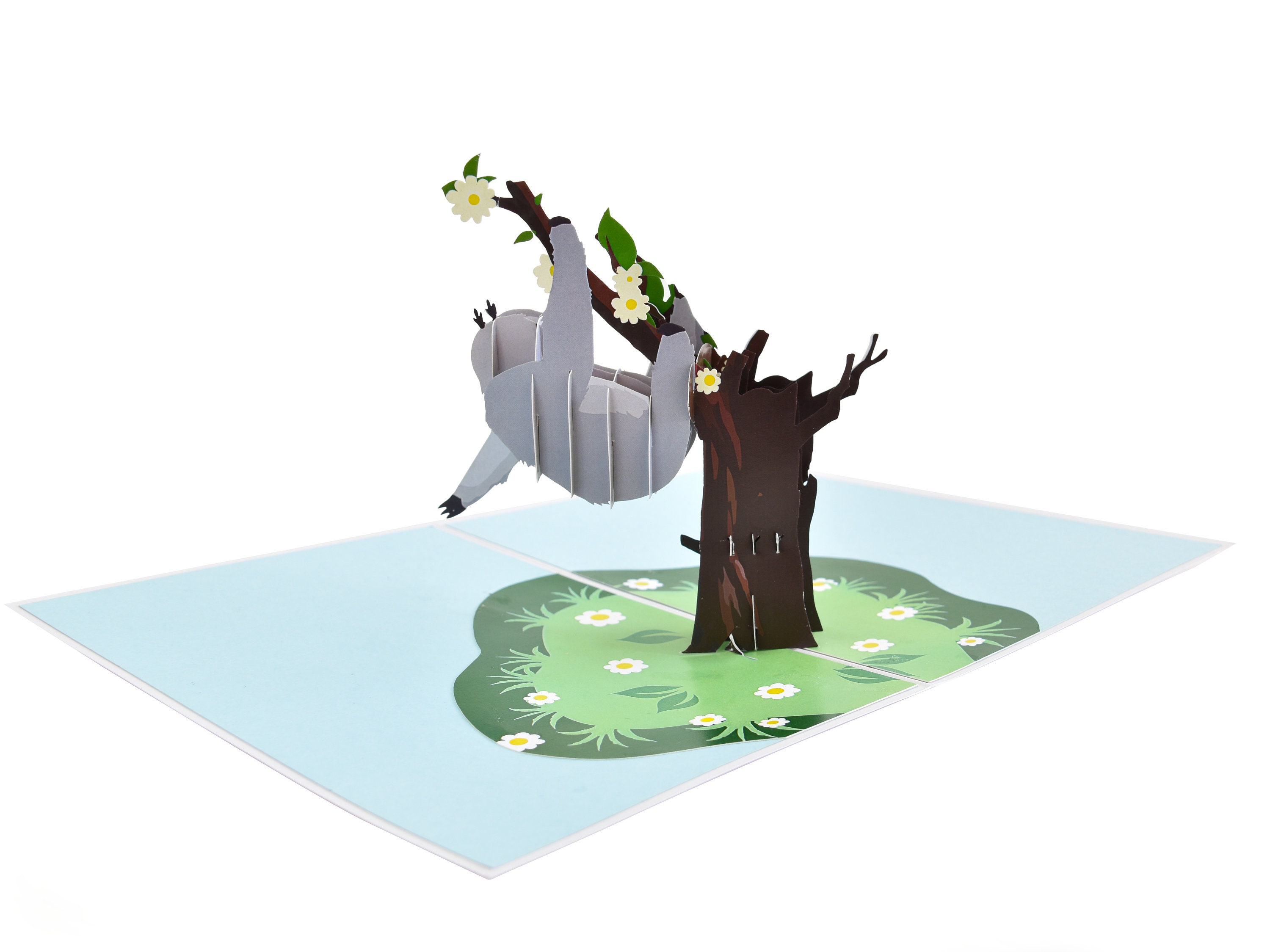 Sloth 3D Pop up Card, Birthday Card, Animal Lover Card, Retirement Card ...