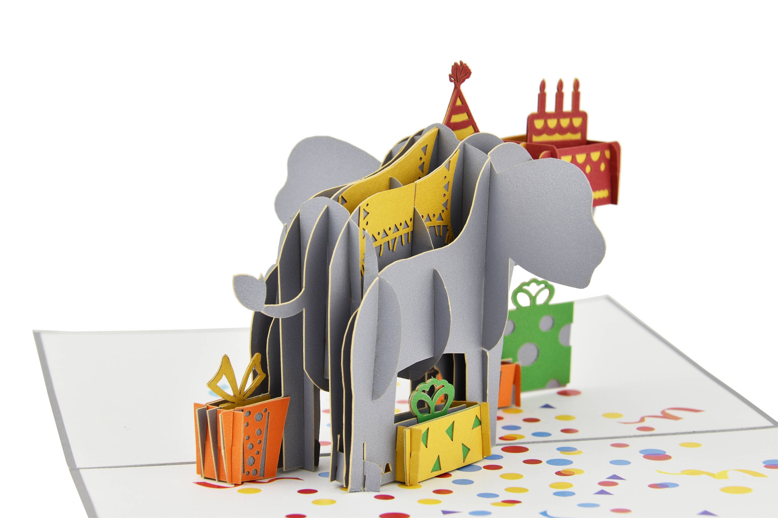 Elephant Pop up Card Kid Birthday Card Party Celebration - Etsy