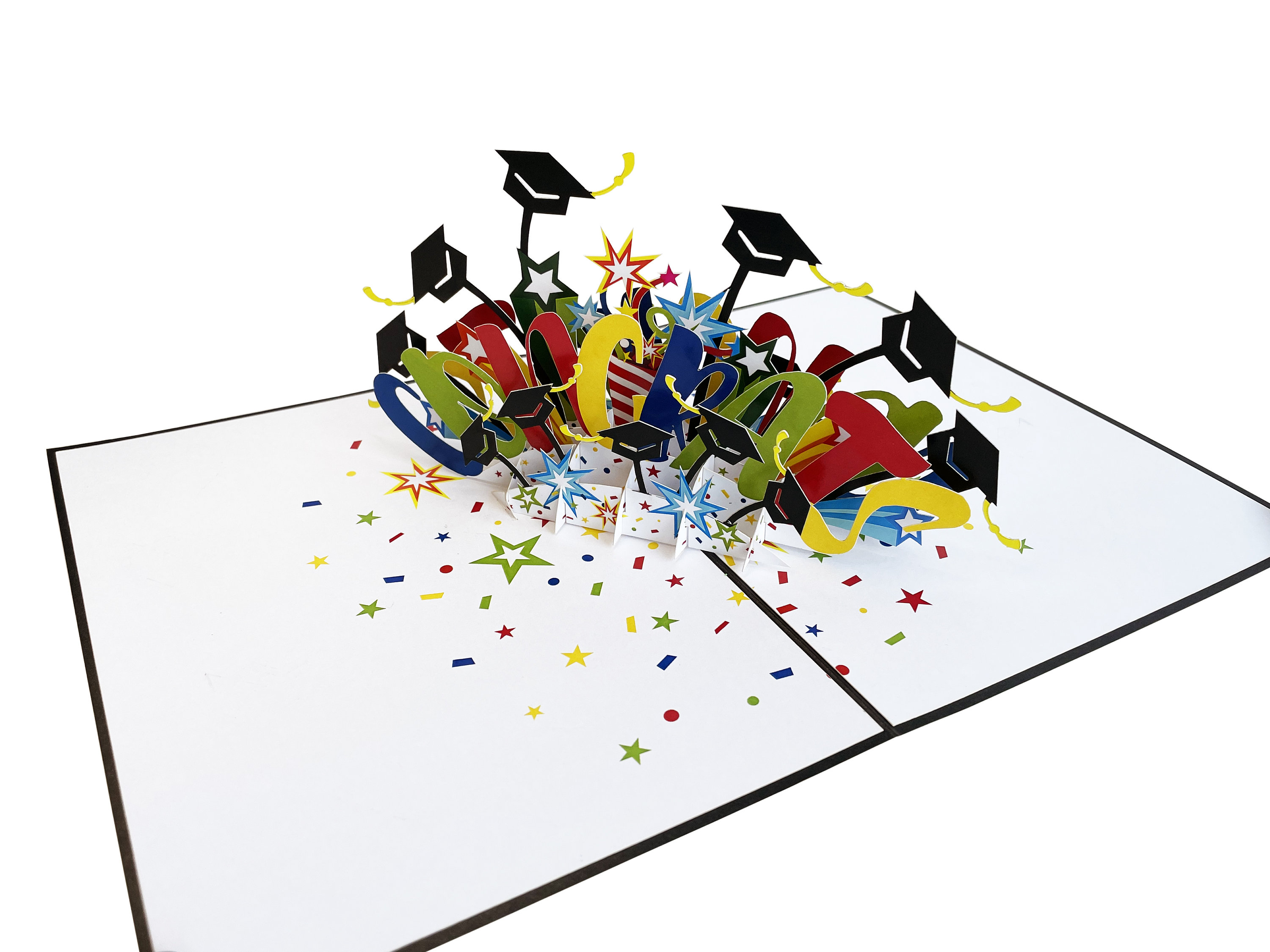 Congrats Graduation Pop up Card 3D Newly Grads | Etsy