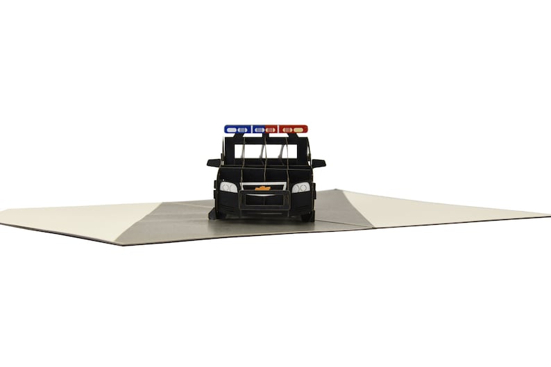 Police Car Pop up Card for Birthday Party Retirement Fathers | Etsy