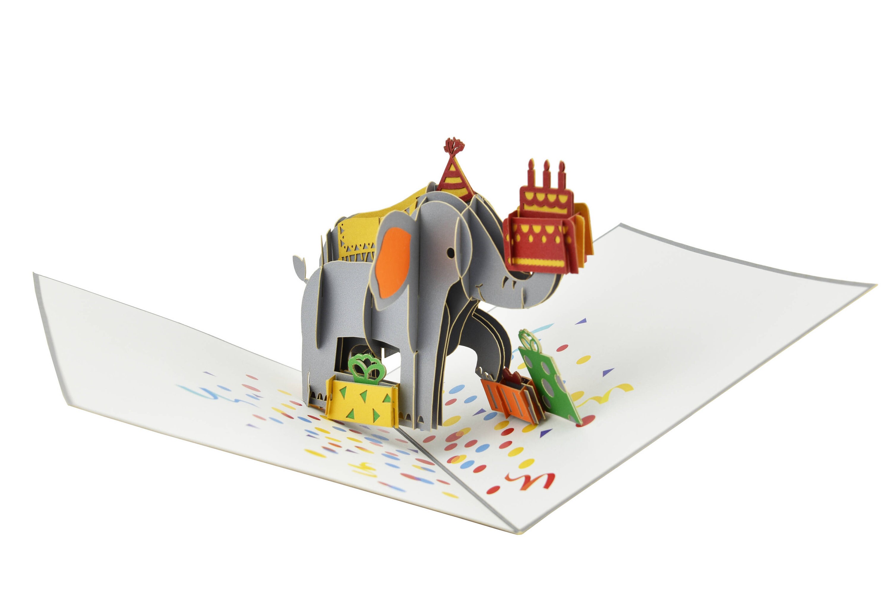 Elephant Pop up Card Kid Birthday Card Party Celebration - Etsy