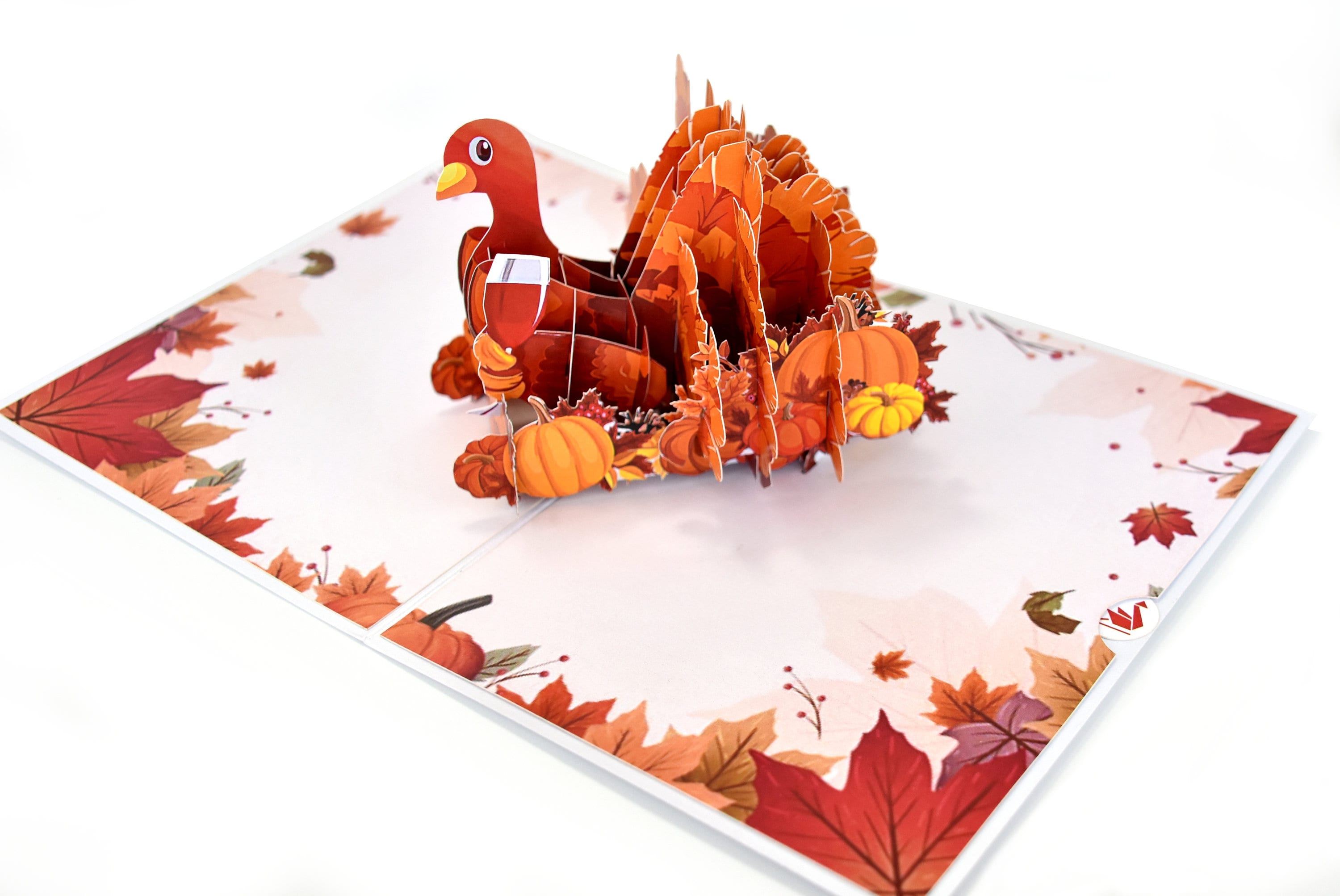 Happy Thanksgiving Turkey Pop up Greeting Card - Etsy