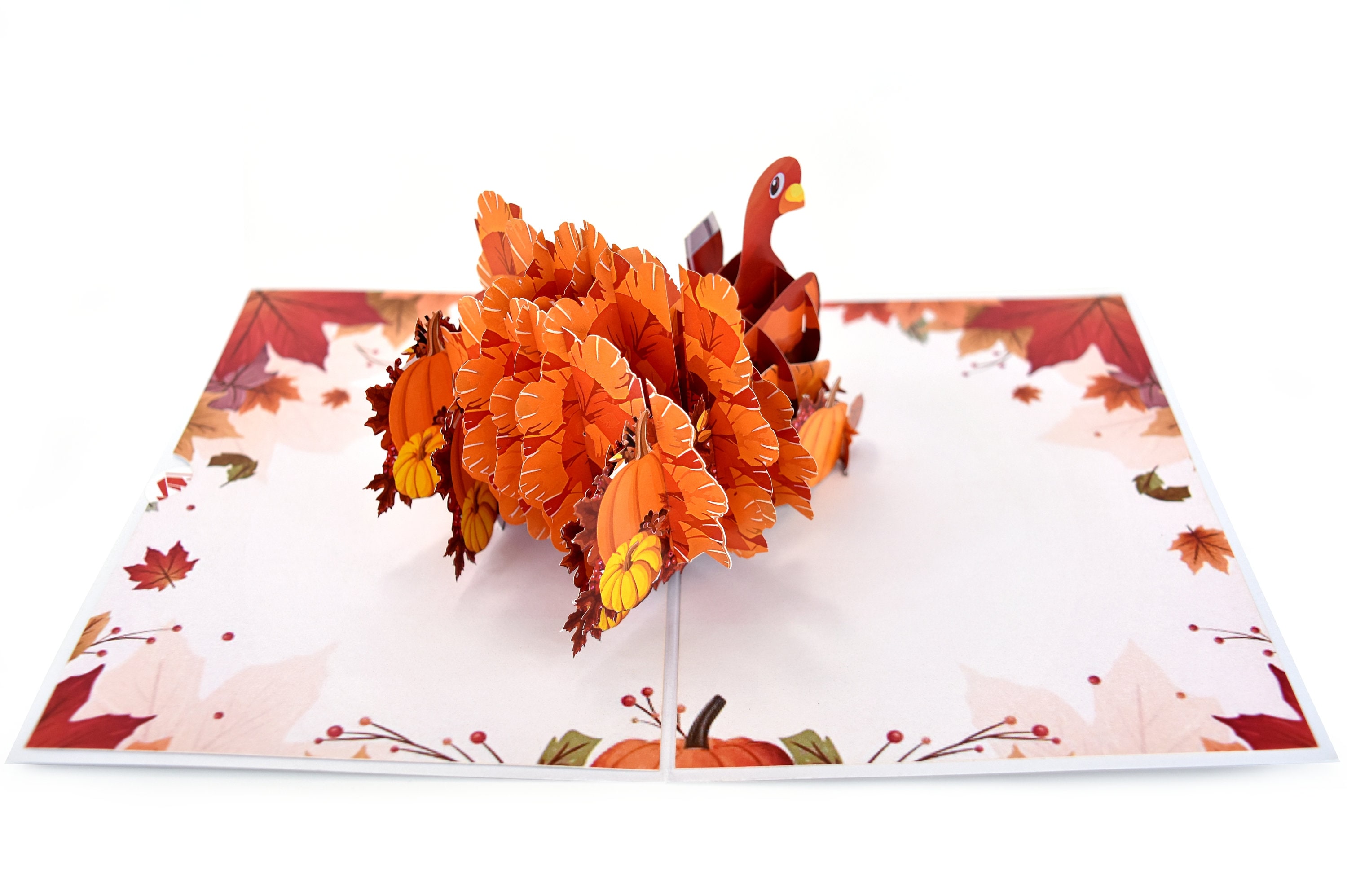 Happy Thanksgiving Turkey Pop up Greeting Card - Etsy