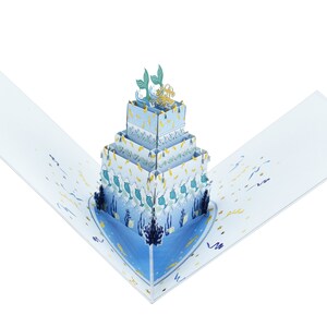 Under the Ocean Theme Cake Pop up Card, Marine Pop up Card, Pop up Card ...