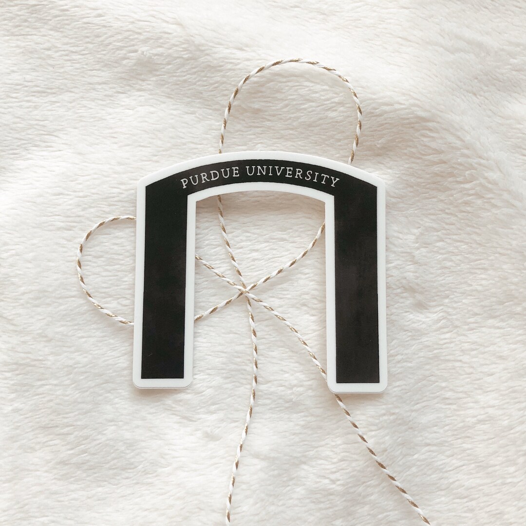 Purdue University Arch Sticker | Engineering Weatherproof Vinyl Laptop ...