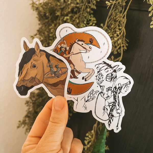 Western Stickers - Etsy