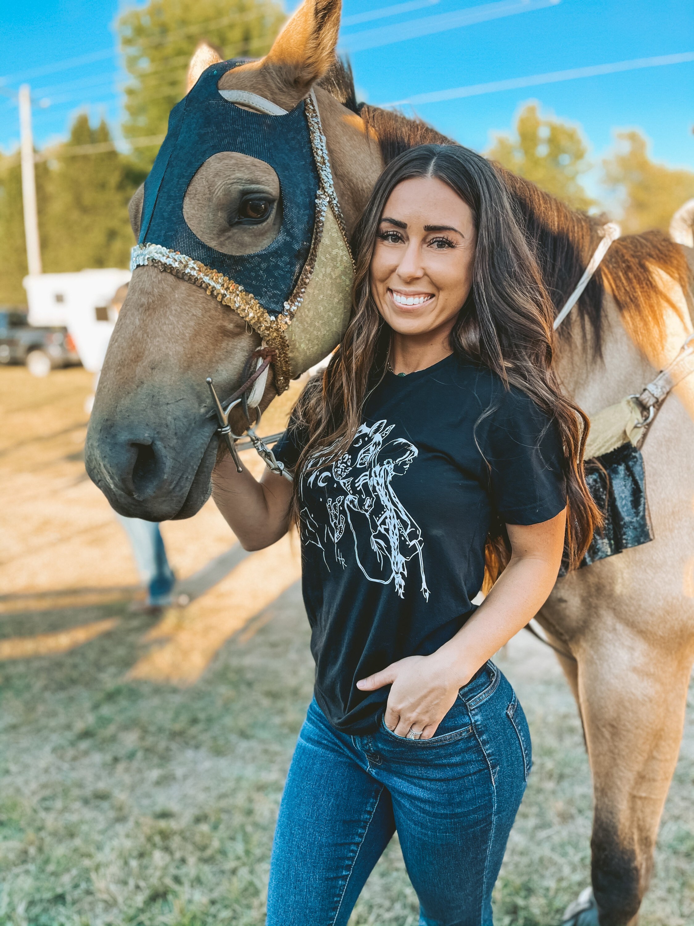 Cinched up Designs Untamed Cowgirl Western Shirt Horse Shirt - Etsy