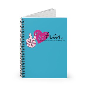 Peace Love AVON Marketing Advertising Ruled Line Spiral Notebook - Etsy